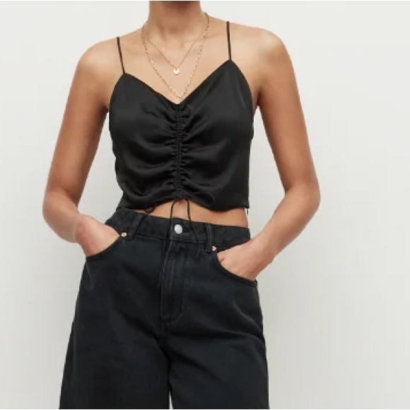 All Saints | Tops | Allsaints Alexia Top In Black | Poshmark